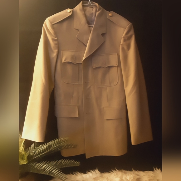 Vintage | Jackets & Coats | Nwot Vintage 9s Mens Military Cut Blazer ...